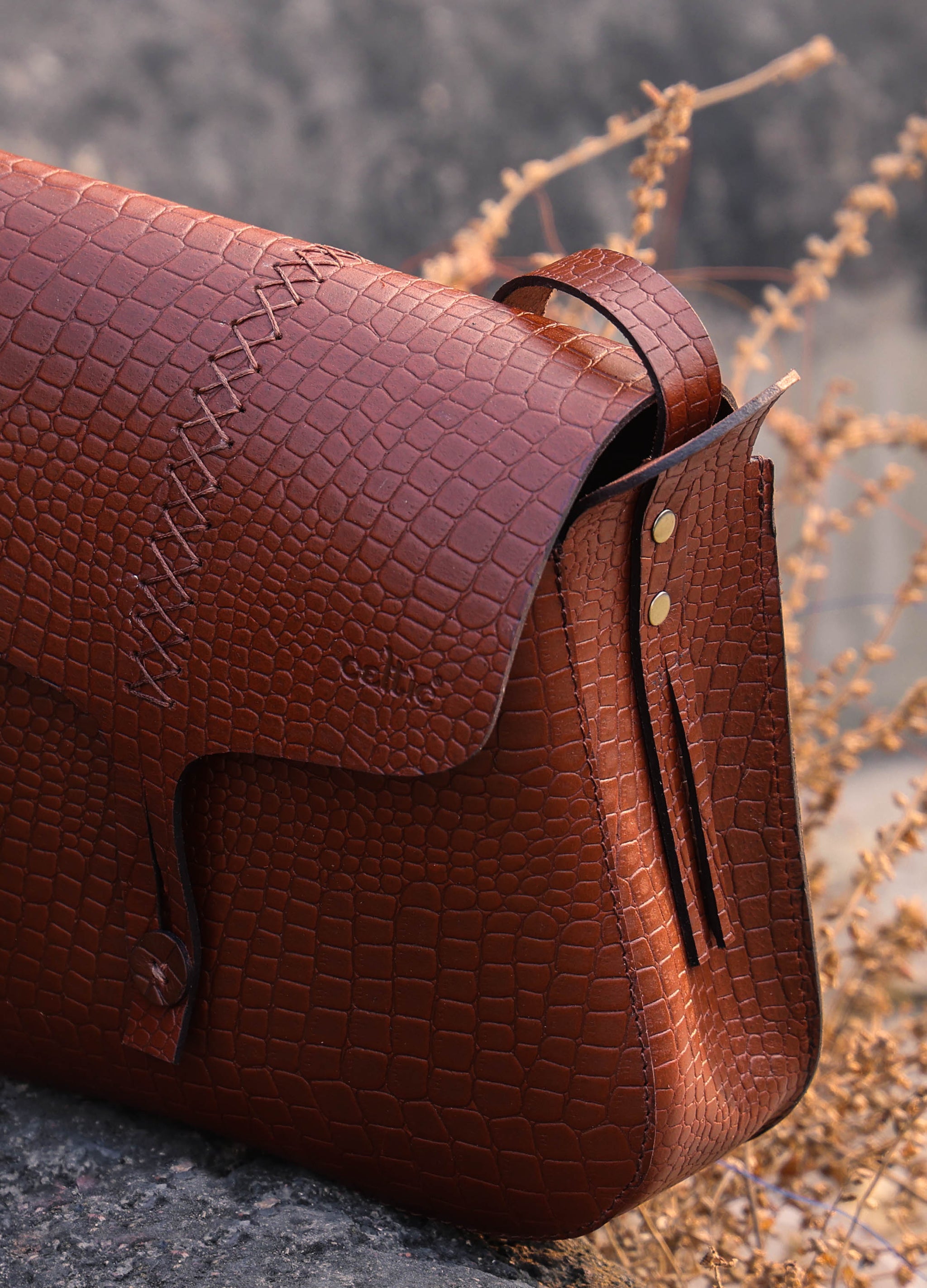 New Celtic Pure Leather Sling Bag, Art: BG-1391Brown : BG-1392Black ...